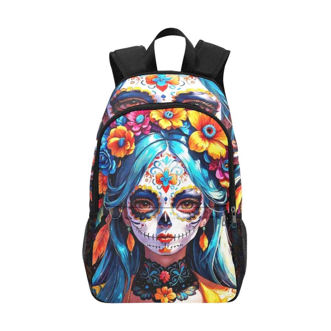 Backpack Día De Los Muertos Art Chicano Mexico - Etsy