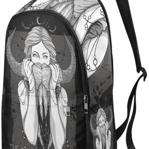 Baphomet Backpack Bag Bags Handbag Goat Witch Satan Occult - Etsy