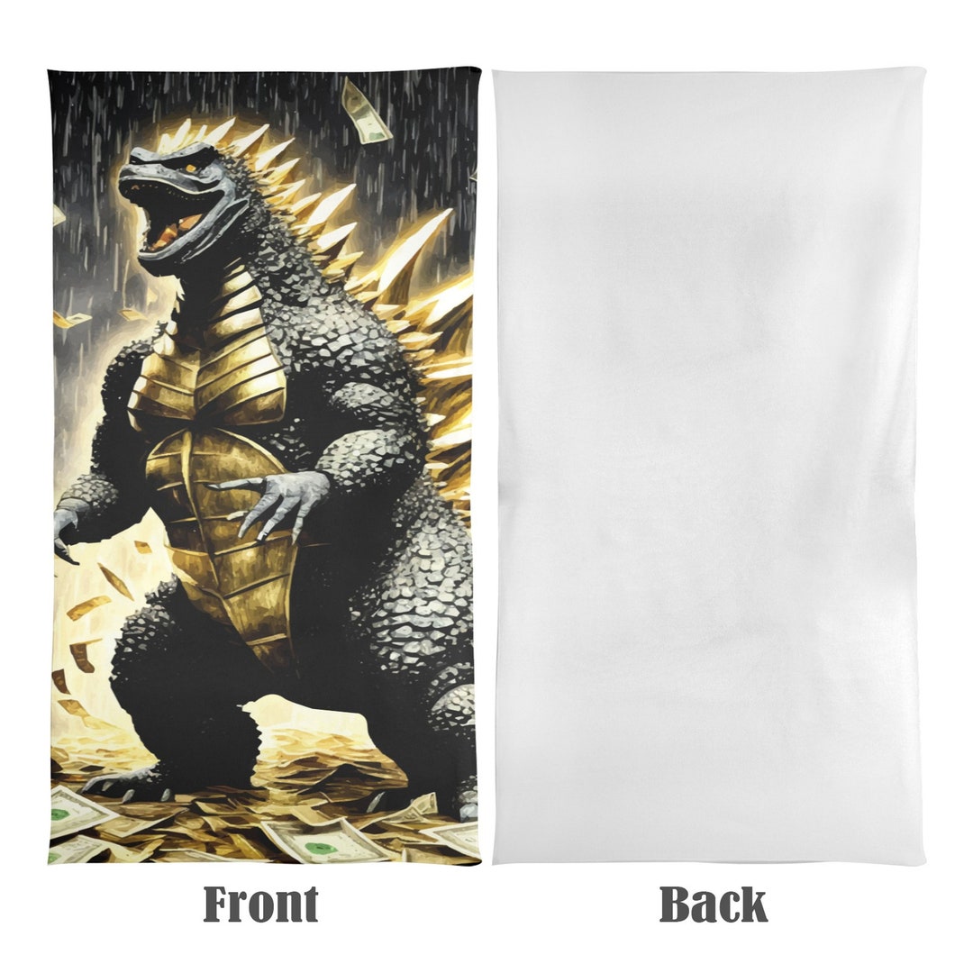 Beach Towel Godzilla Party Gojira Money Dollars - Etsy