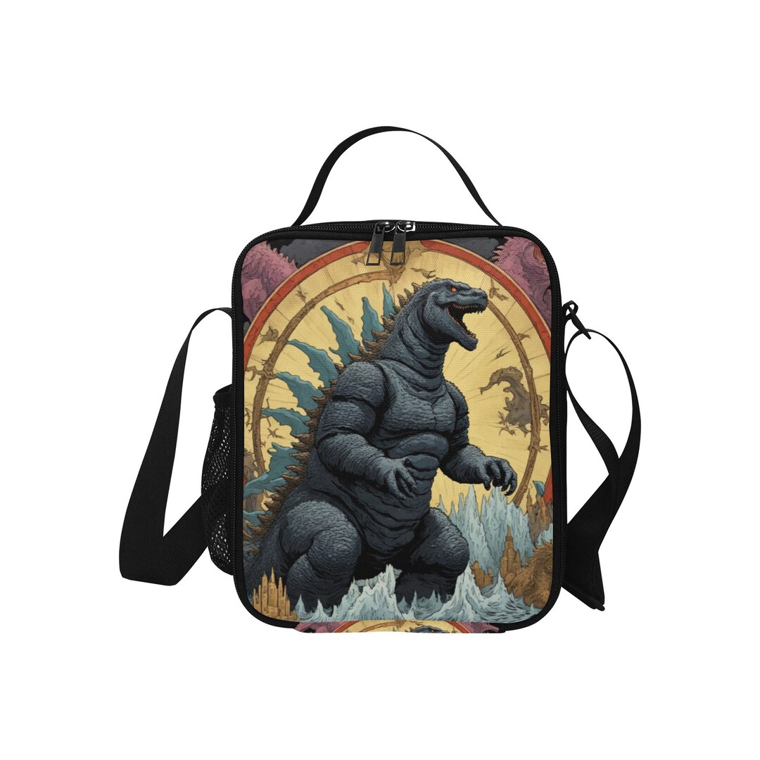 Lunch Bag Godzilla Gojira Kaiju Art Cartoon Vintage - Etsy
