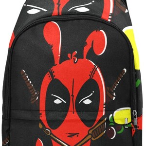 Deadpool Backpack Bag Bags Handbag superhero gangsta parody | Etsy