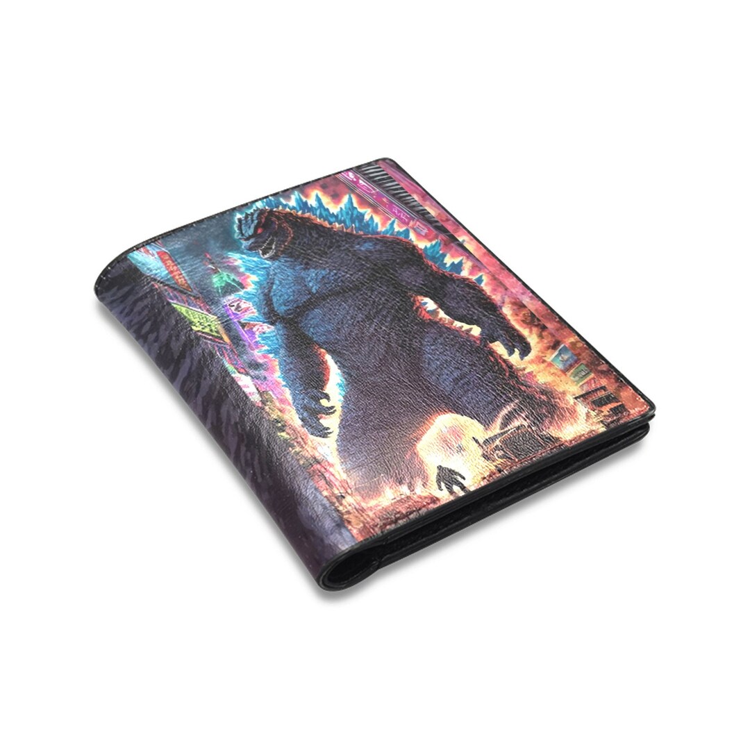 Godzilla Wallet Gojira Kaiju Retro Art - Etsy