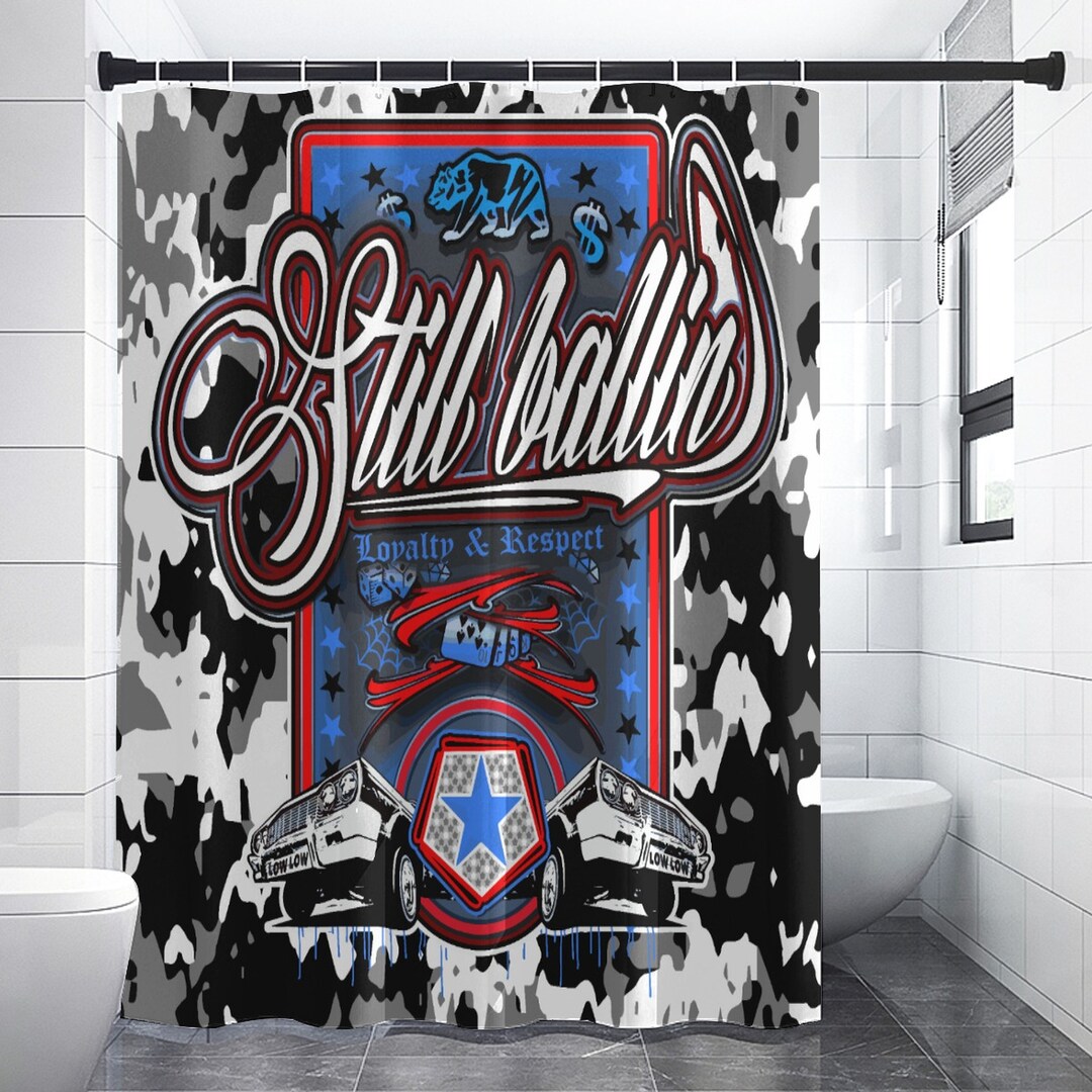 Shower Curtain Curtains Lowrider Chicano Cholo Gangsta Raider Mexican ...