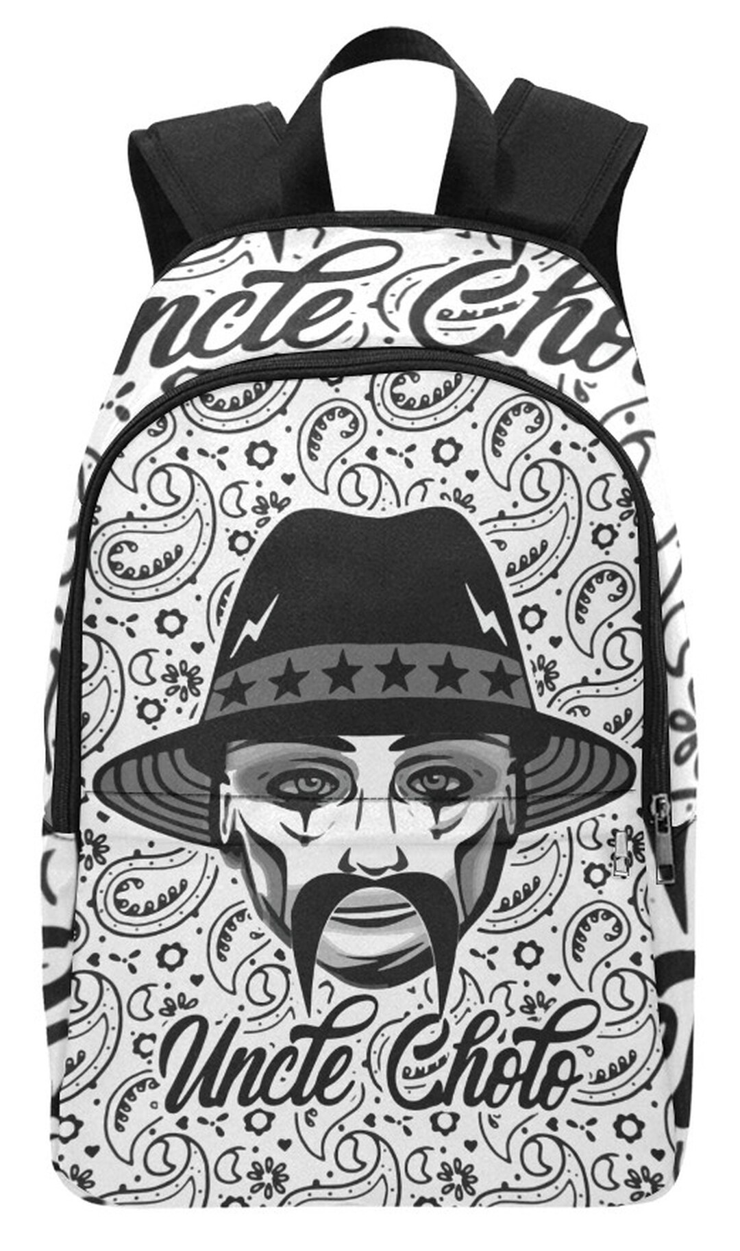 Cholo Backpack Vato Loco Gangsta Gangster Print Printed All Over Travel ...