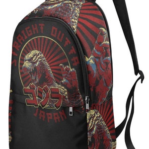 Godzilla Backpack Bag Bags Handbag Gojira Kaiju Sci-fi Japan Monster ...