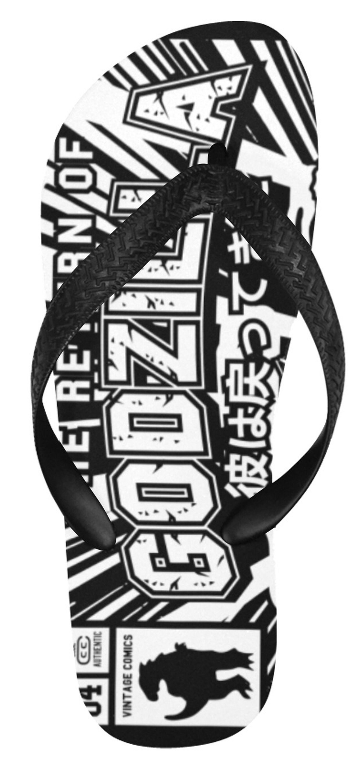Flip Flops Thongs Godzilla Gojira Kaiju Sci-fi Japan Monster - Etsy