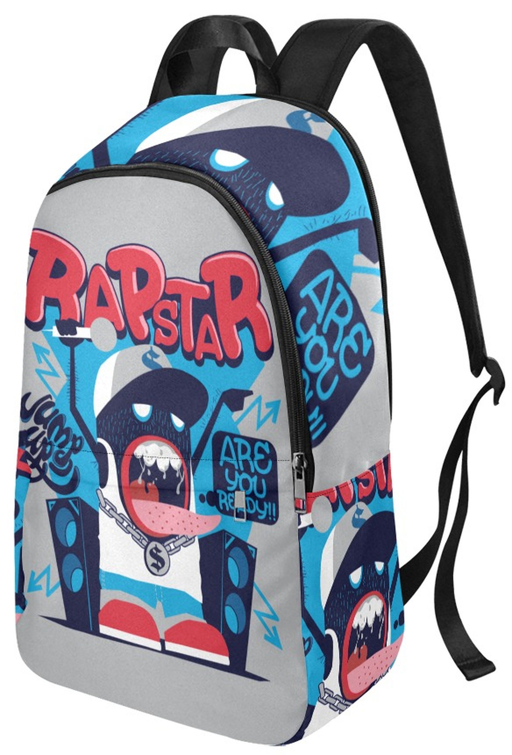 Hip Hop Backpack Bag Bags Handbag Rap Rapstar Music Cartoon ...
