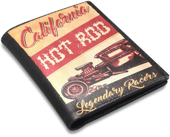 Hot Rod Wallet Rat Rod Purse Muscle Car USA California PU | Etsy