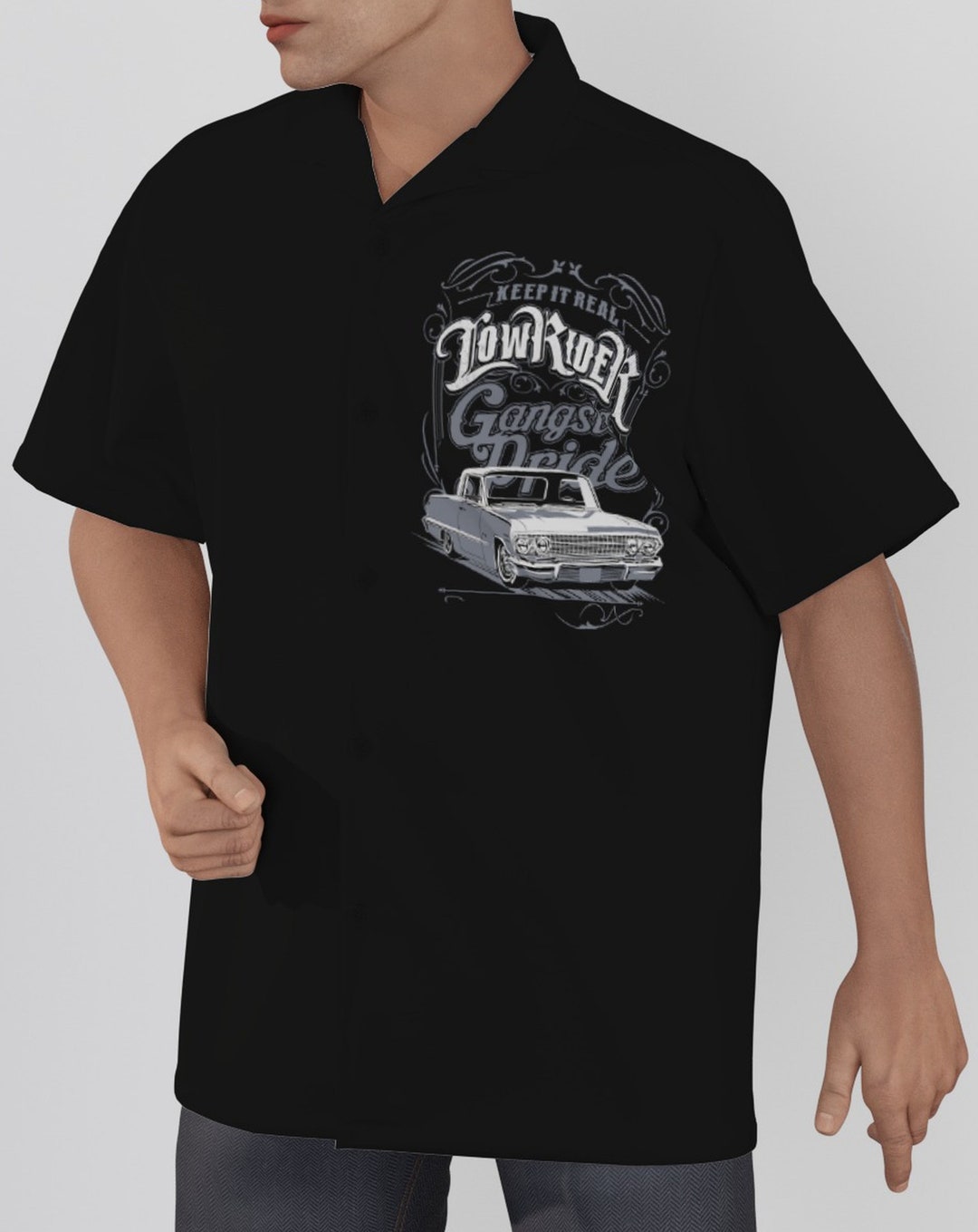 Lowrider Shirt Cotton Chicano Raider Cholo Mexican Gangsta Cartel Vato ...