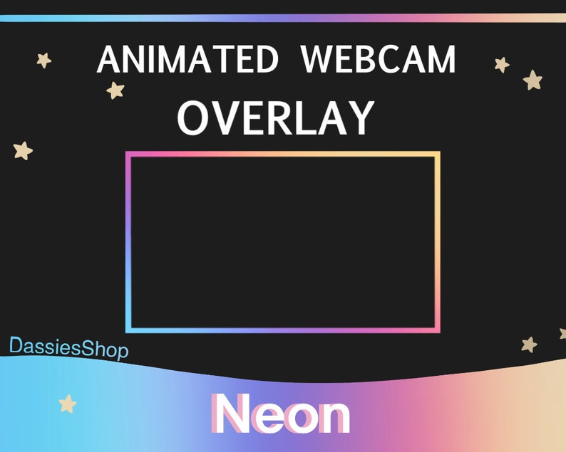 Twitch Animated Camera Overlay - Etsy