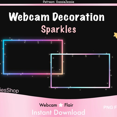 Twitch Animated Camera Overlay Mineral Glow - Etsy