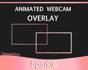 Twitch Animated Camera Overlay | Soft Pink - Etsy