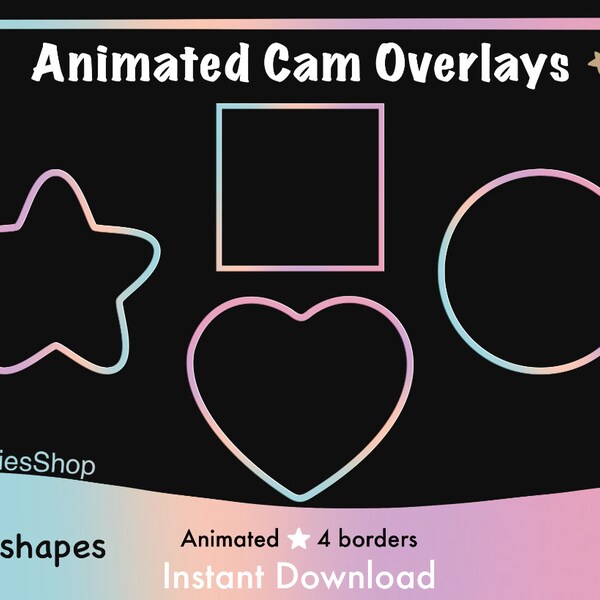 Circle Animated Cam Overlays - Etsy