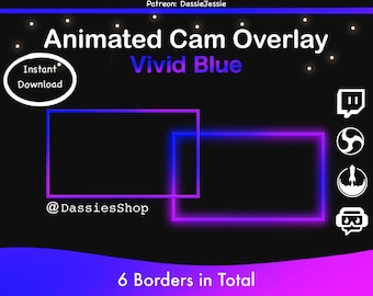 Twitch Animated Camera Overlay - Etsy