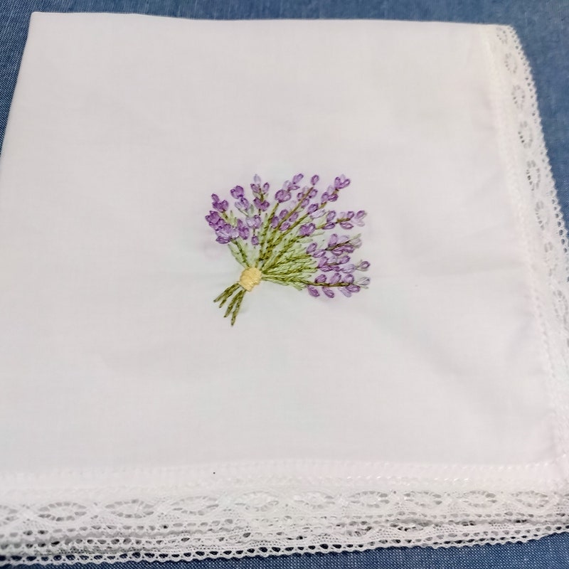 Embroidered Handkerchief - Etsy