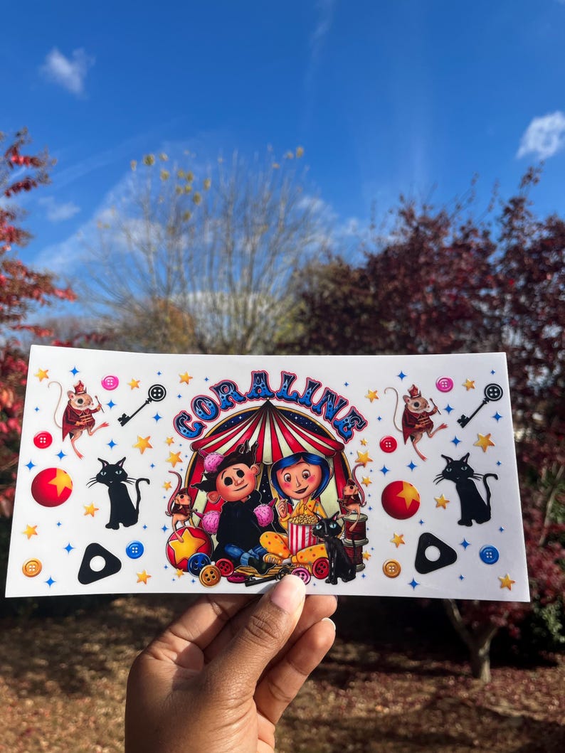 Coraline Circus UV DTF WRAP - Etsy