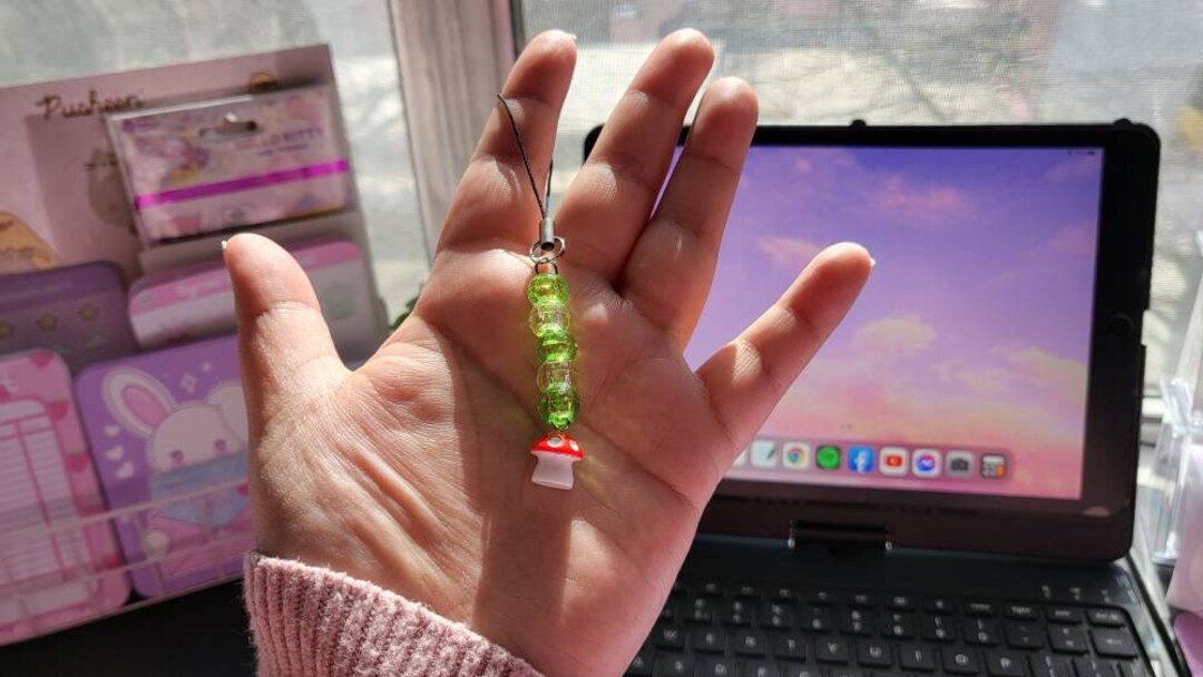 Mushroom Phone Charm Customizable Kawaii Charms Tamagotchi Planner ...