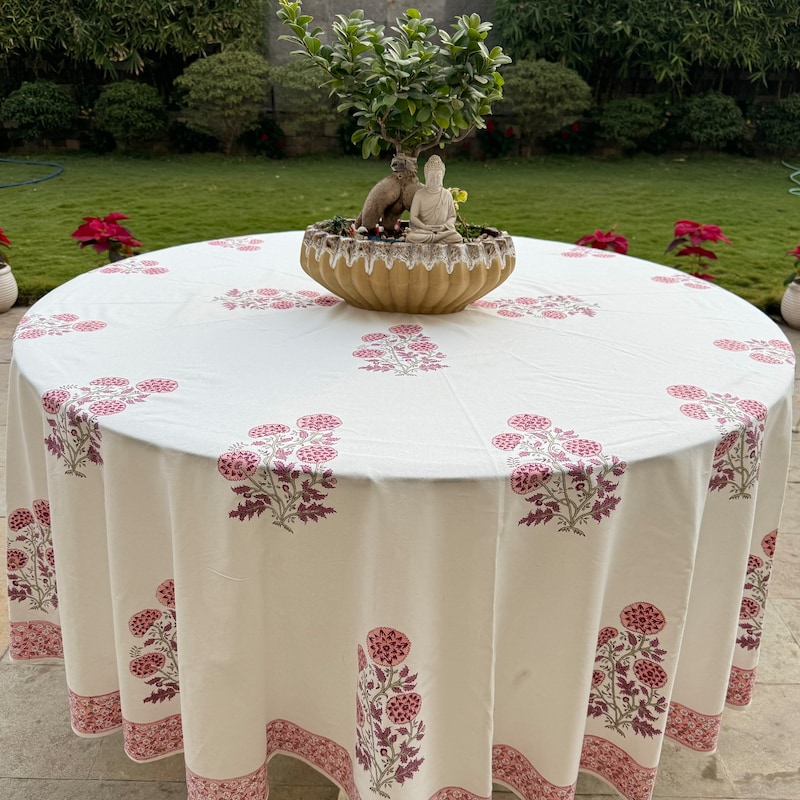 Pink Round Coffee Table - Etsy