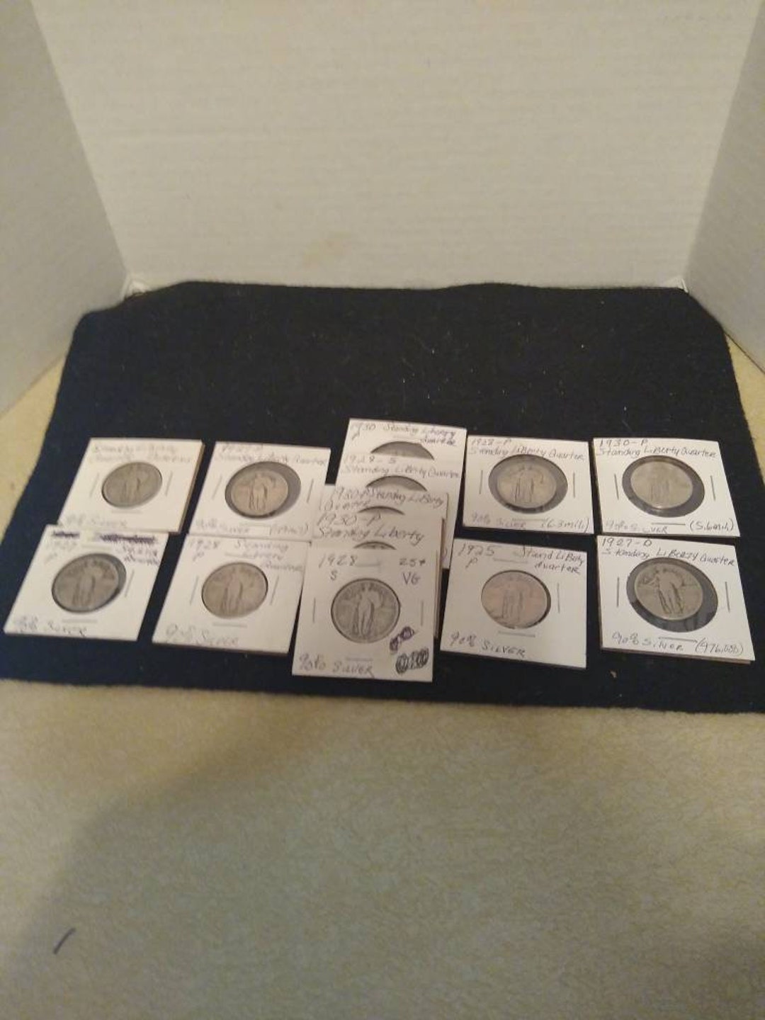 Standing Liberty Quarters. Random Date and Mintmark Good to Vg ...