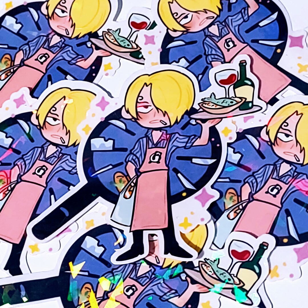 Apron Chef Holographic Sticker - Etsy