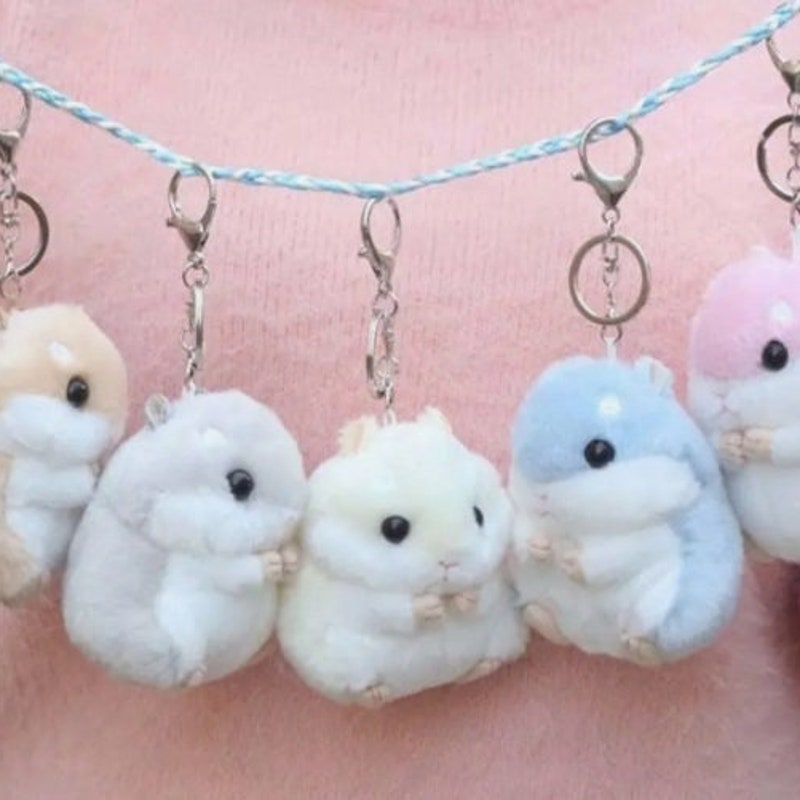 Hamster Keychain - Etsy
