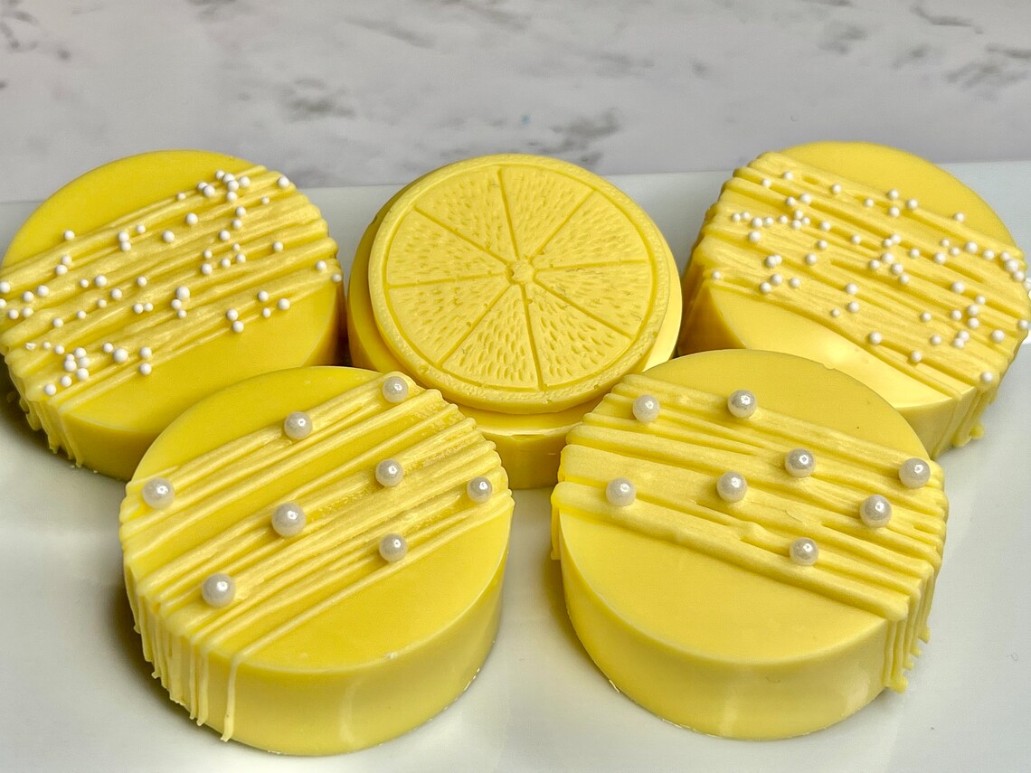 Lemon Flavor Covered Oreo 1 Dozen - Etsy