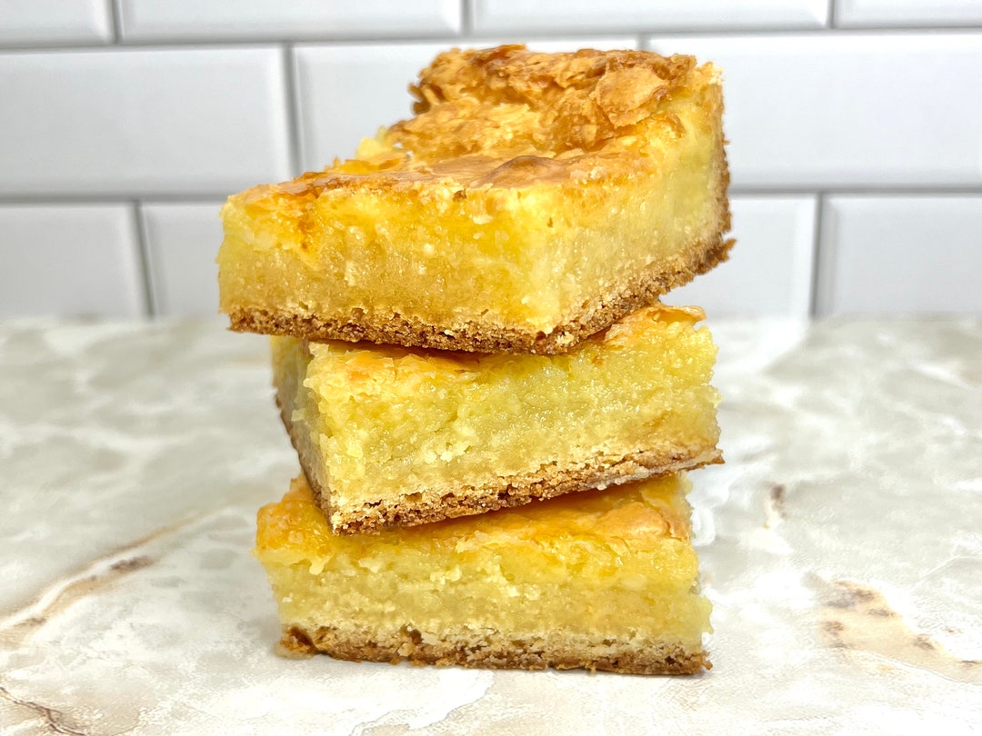 Ooey Gooey Butter Cake Bars 1 Dozen - Etsy