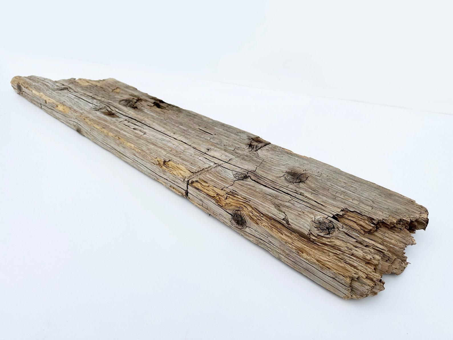 Large Driftwood Plank, Rustic Wood Shelf, Weathered Wood Plank ...