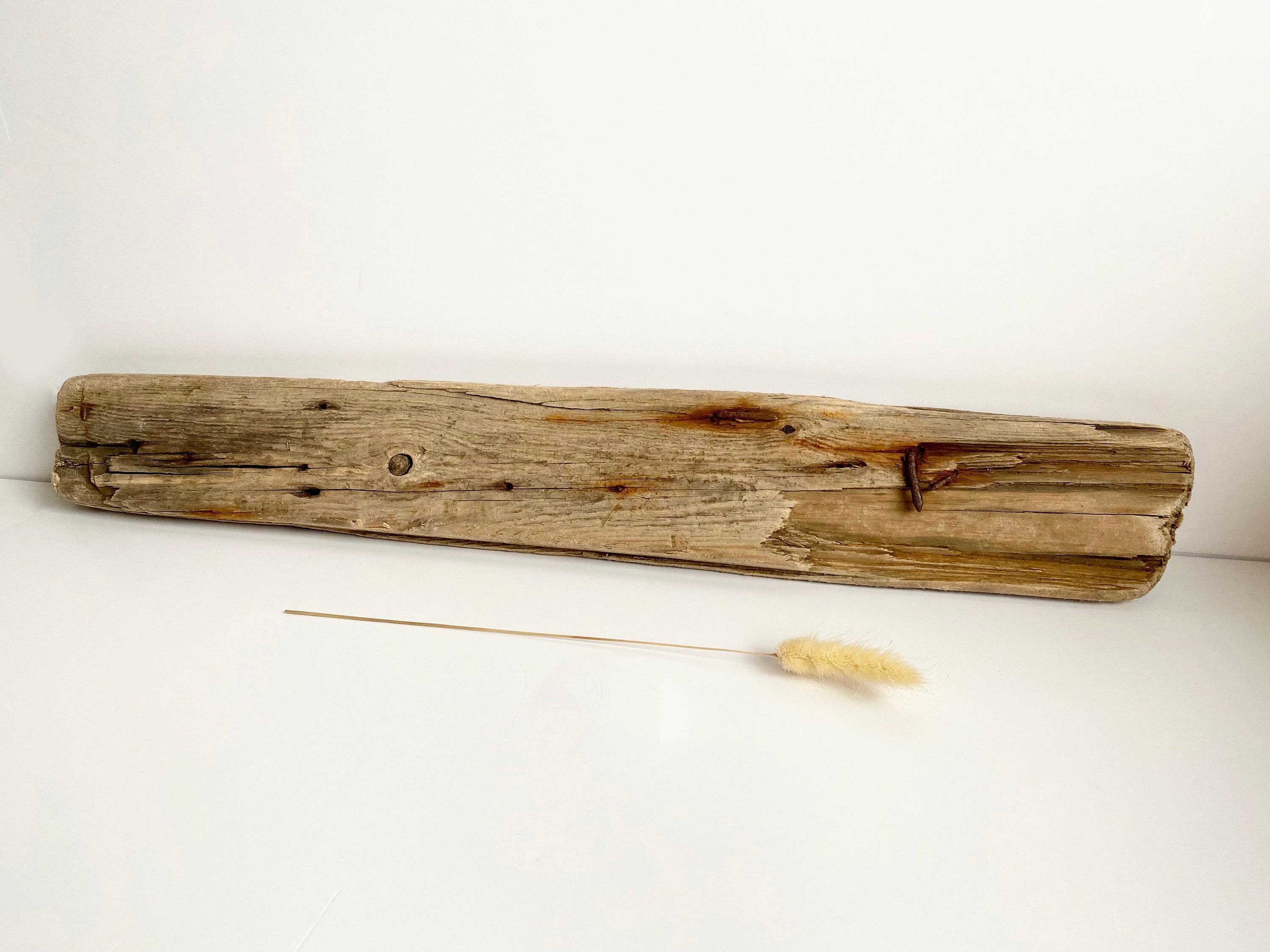 Driftwood Plank, Large Driftwood Sign, Flat Driftwood Boards, Reclaimed ...