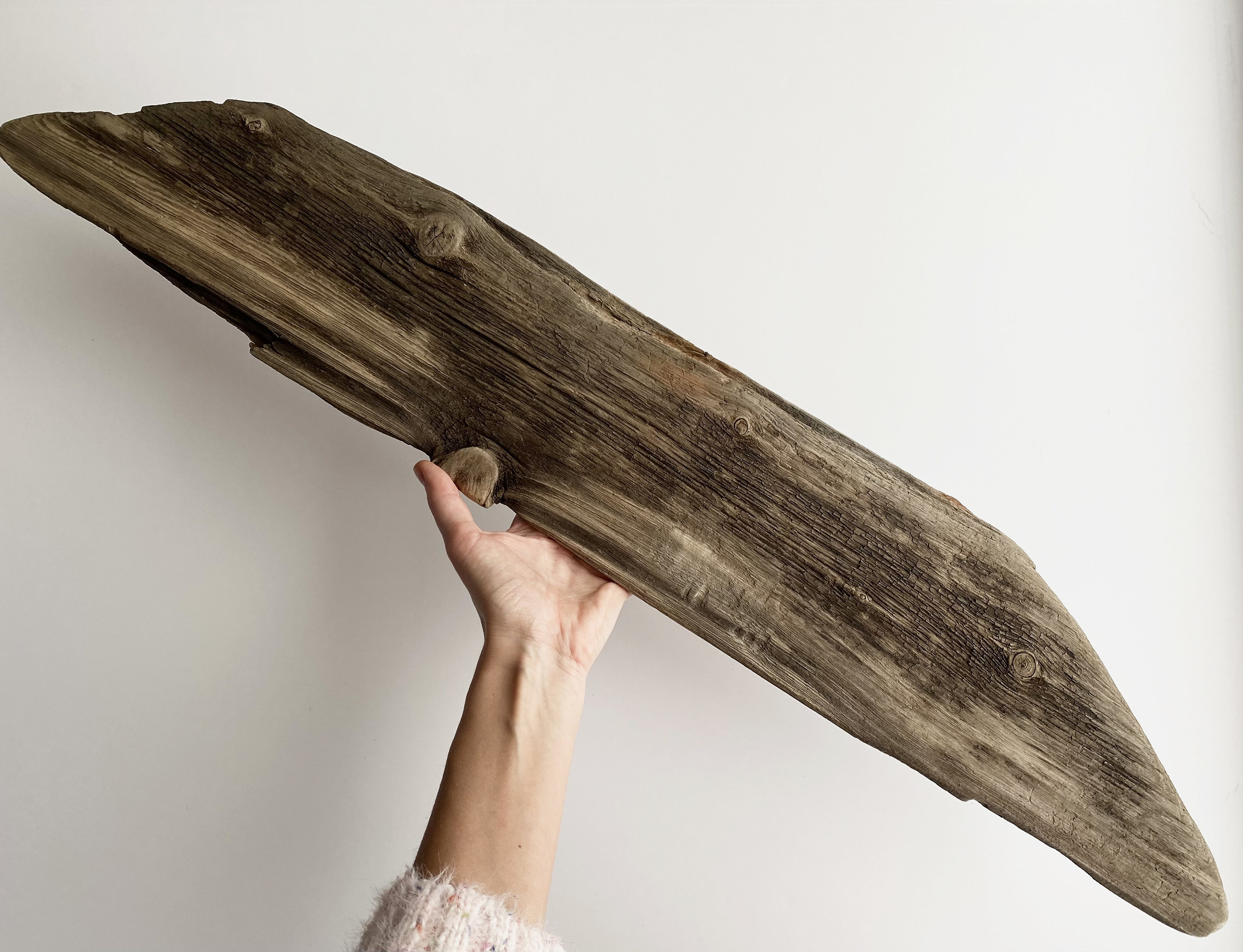 Driftwood Plank, Large Driftwood Sign, Flat Driftwood Boards, Reclaimed ...