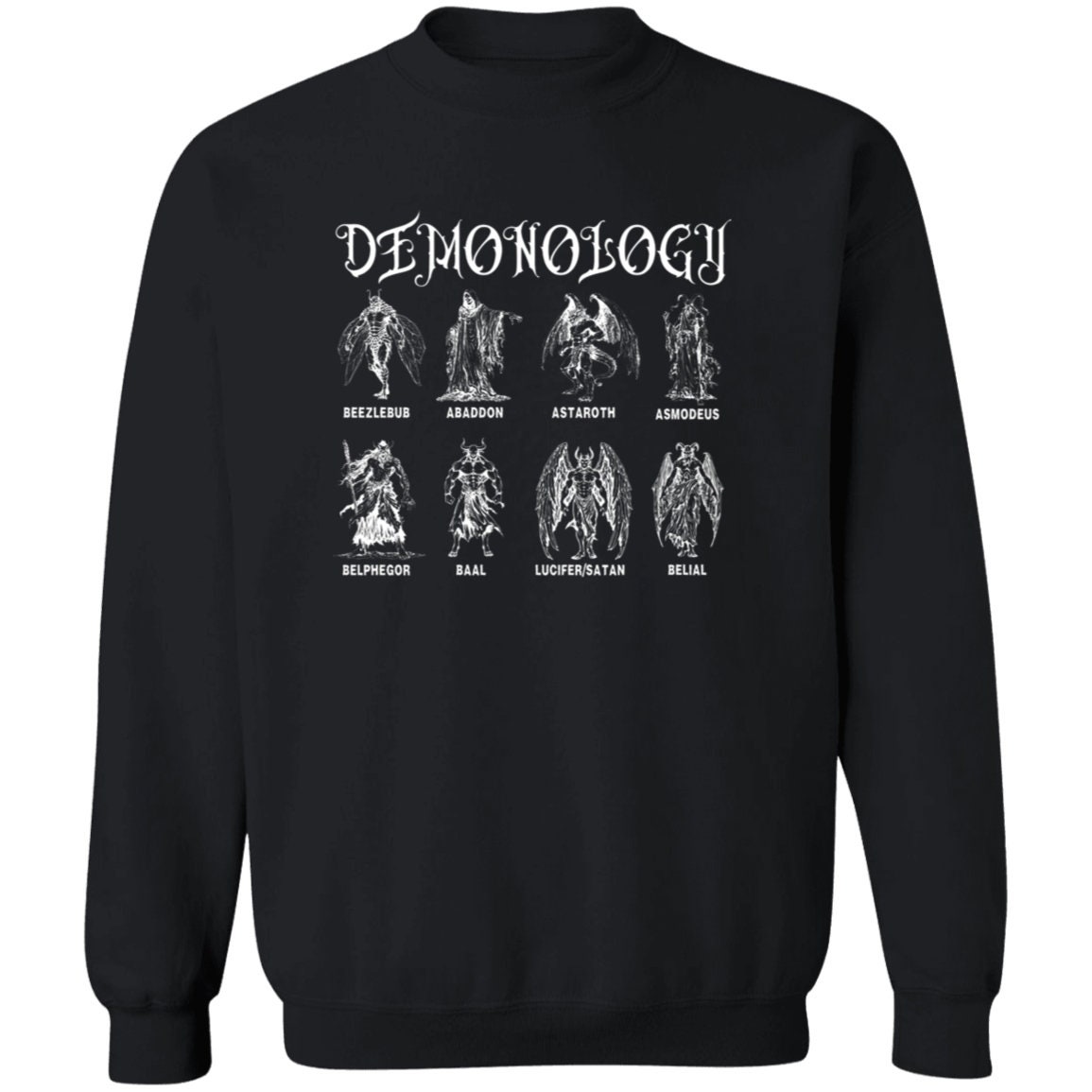 Occult Demonology Sweatshirt, Dark Arts Occult Magic Shirt, Demonology ...