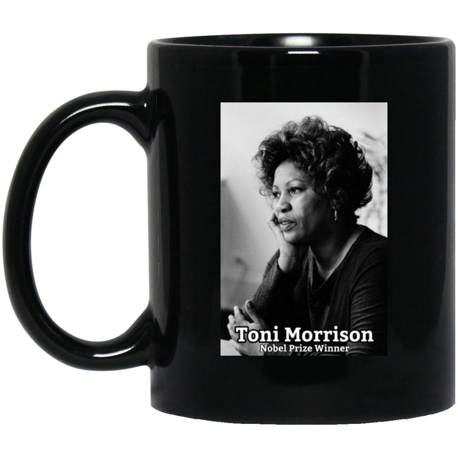 Toni Morrison Coffee Mug, Toni Morrison Nobel Prize Winner Mug, Black ...