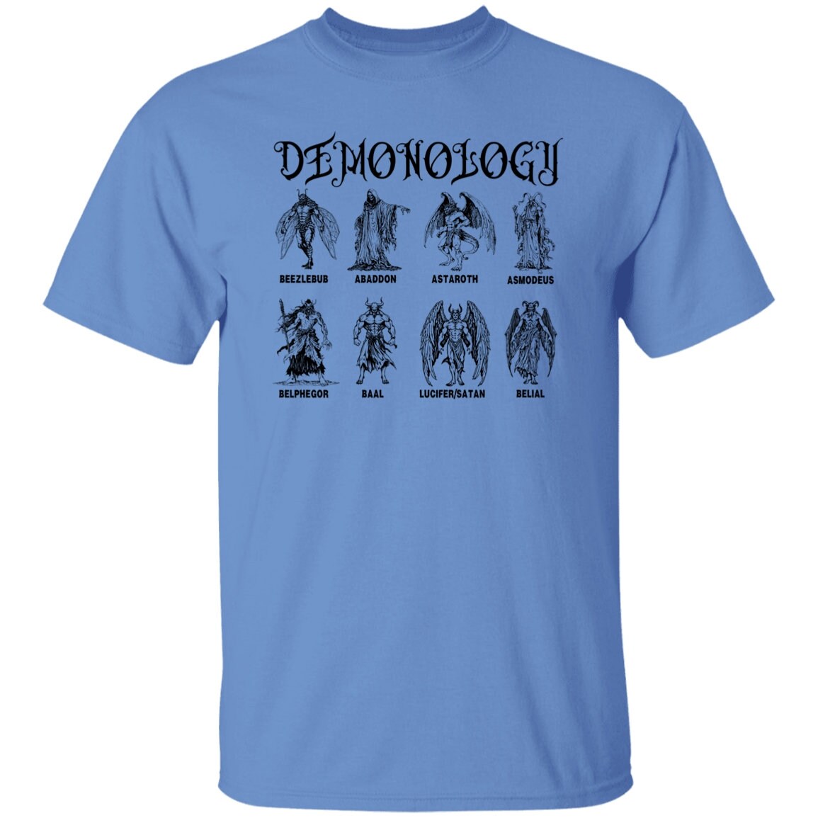 Demonology Witchcraft Occult T-shirt, Demons of Hell Tshirt, Satan ...
