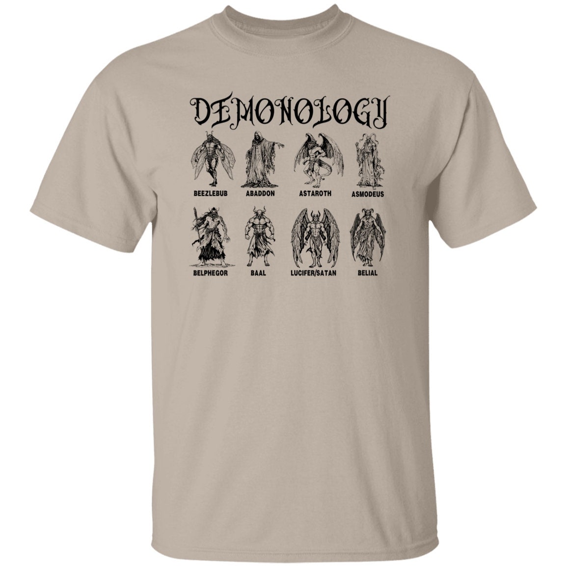 Demonology Witchcraft Occult T-shirt, Demons of Hell Tshirt, Satan ...