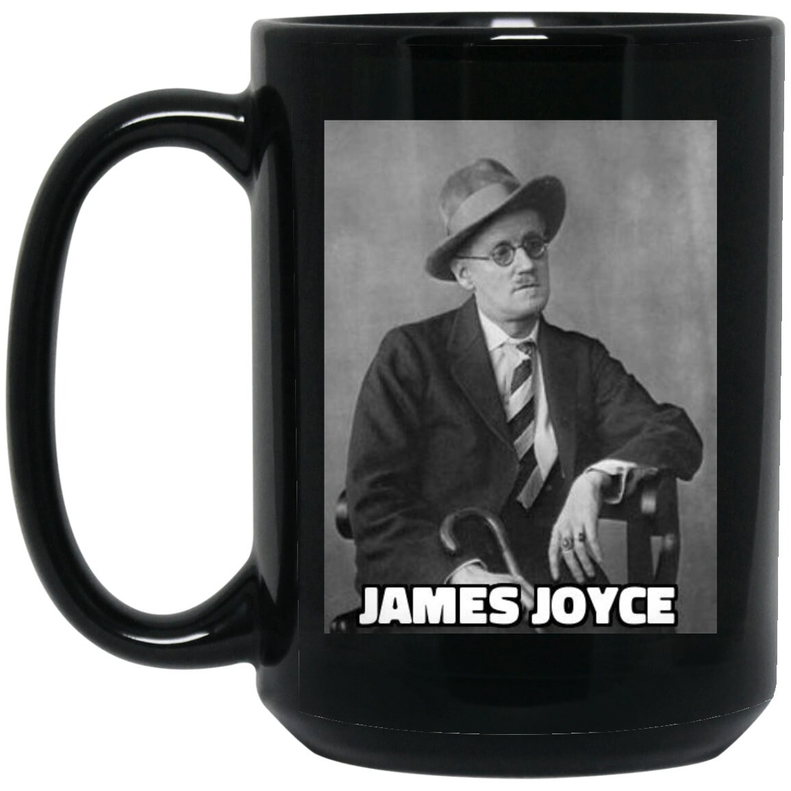 James Joyce Ceramic Mug, James Joyce Great Irish Writer Mug, Famous ...