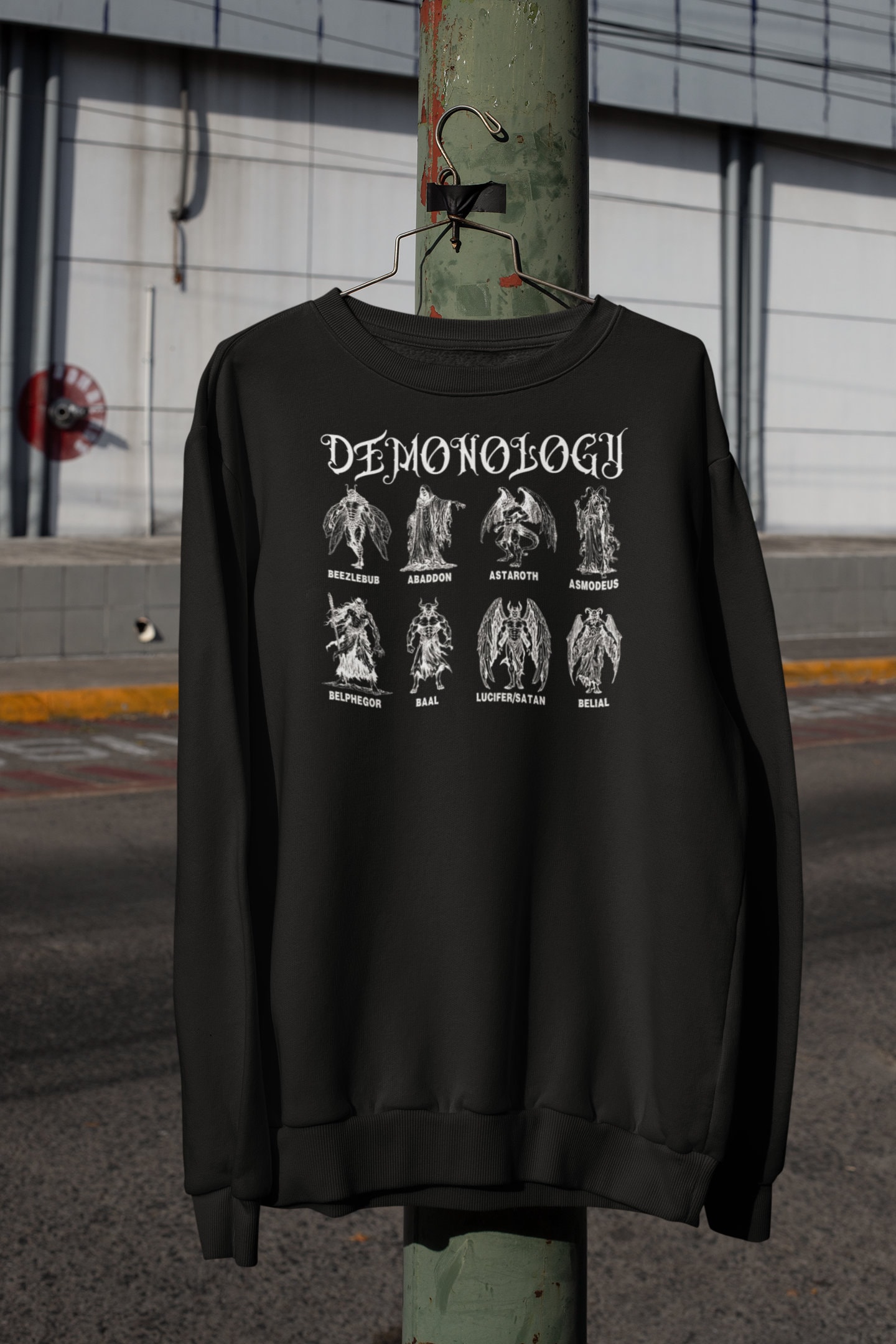 Occult Demonology Sweatshirt, Dark Arts Occult Magic Shirt, Demonology ...