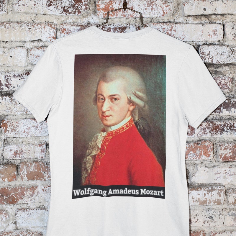 Wolfgang Amadeus Mozart T Shirt - Etsy