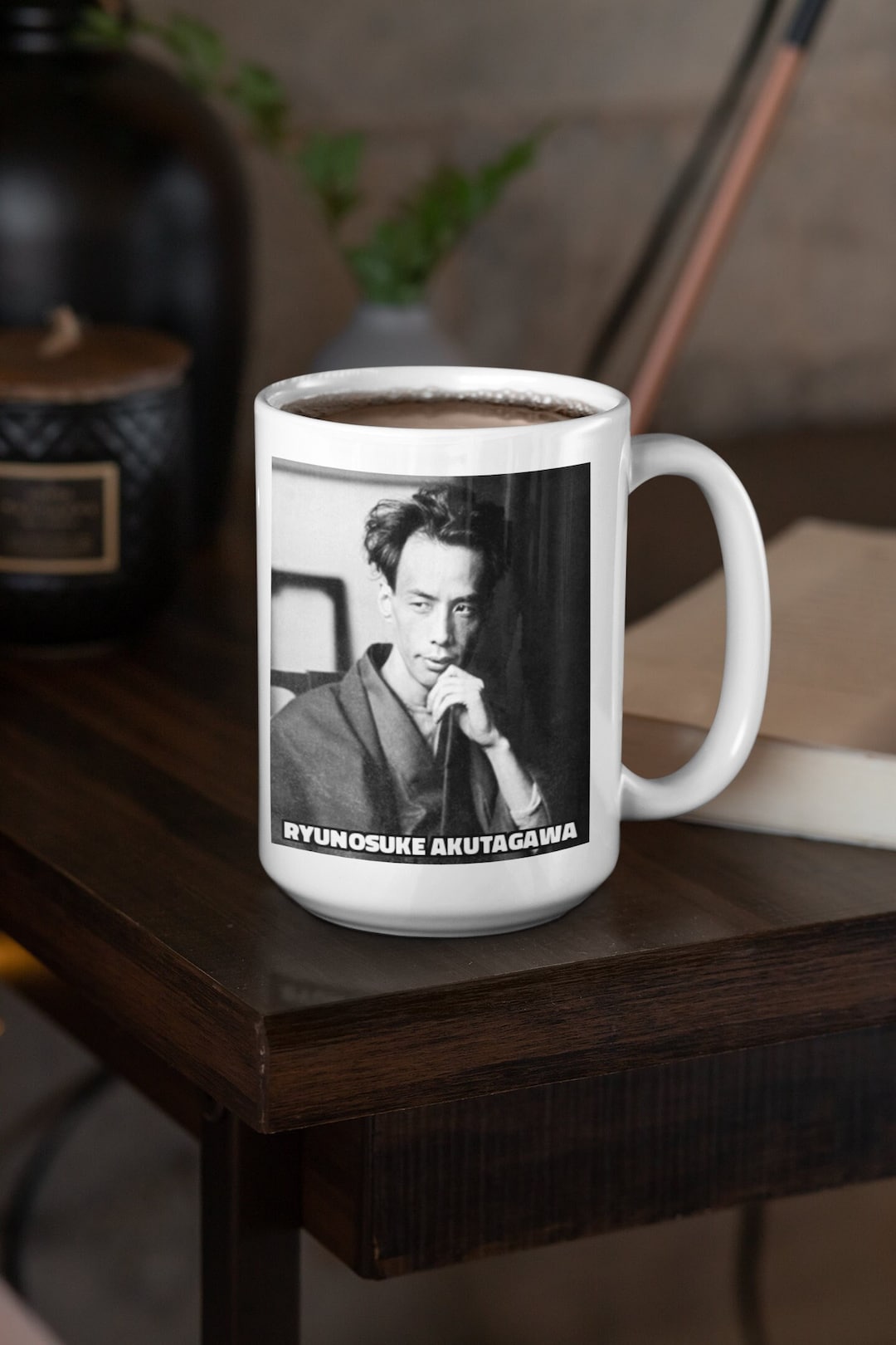Ryunosuke Akutagawa Japanese Writer Mug, Japanse Literature Lover ...