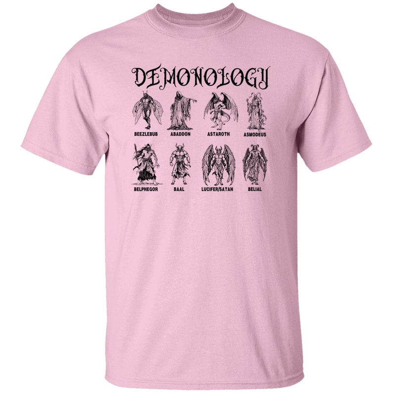 Demonology Witchcraft Occult T-shirt, Demons of Hell Tshirt, Satan ...