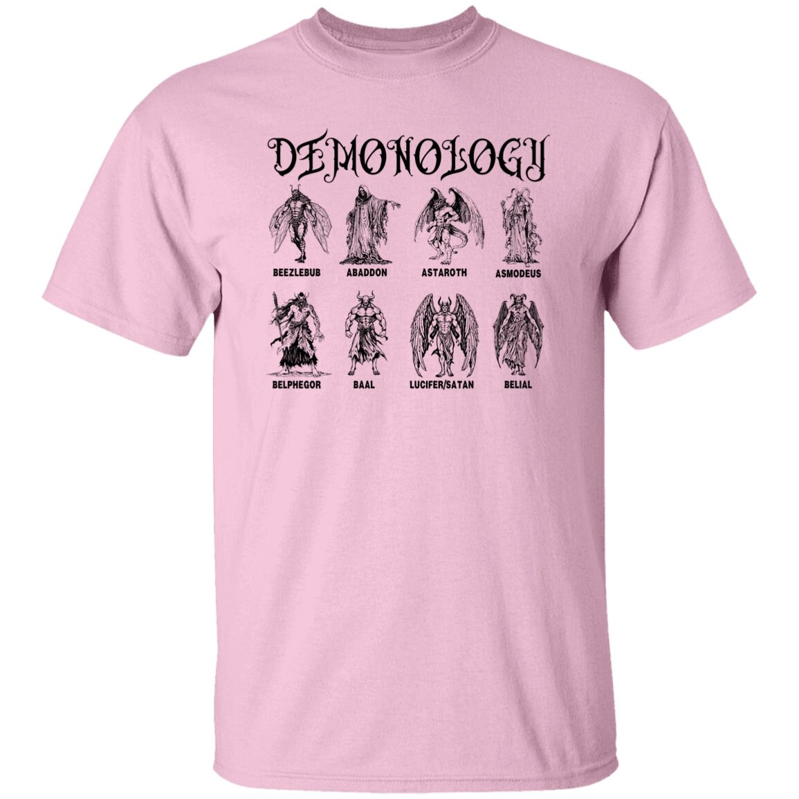Demonology Witchcraft Occult T-shirt, Demons of Hell Tshirt, Satan ...