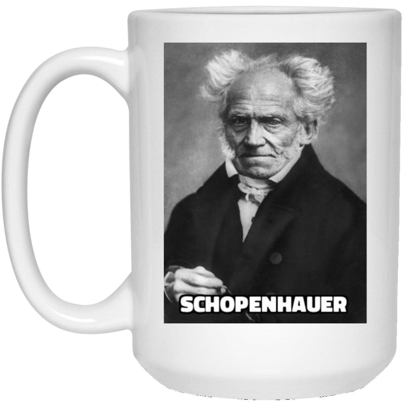 Arthur Schopenhauer: German Philosopher & Writer Coffee Mug ...