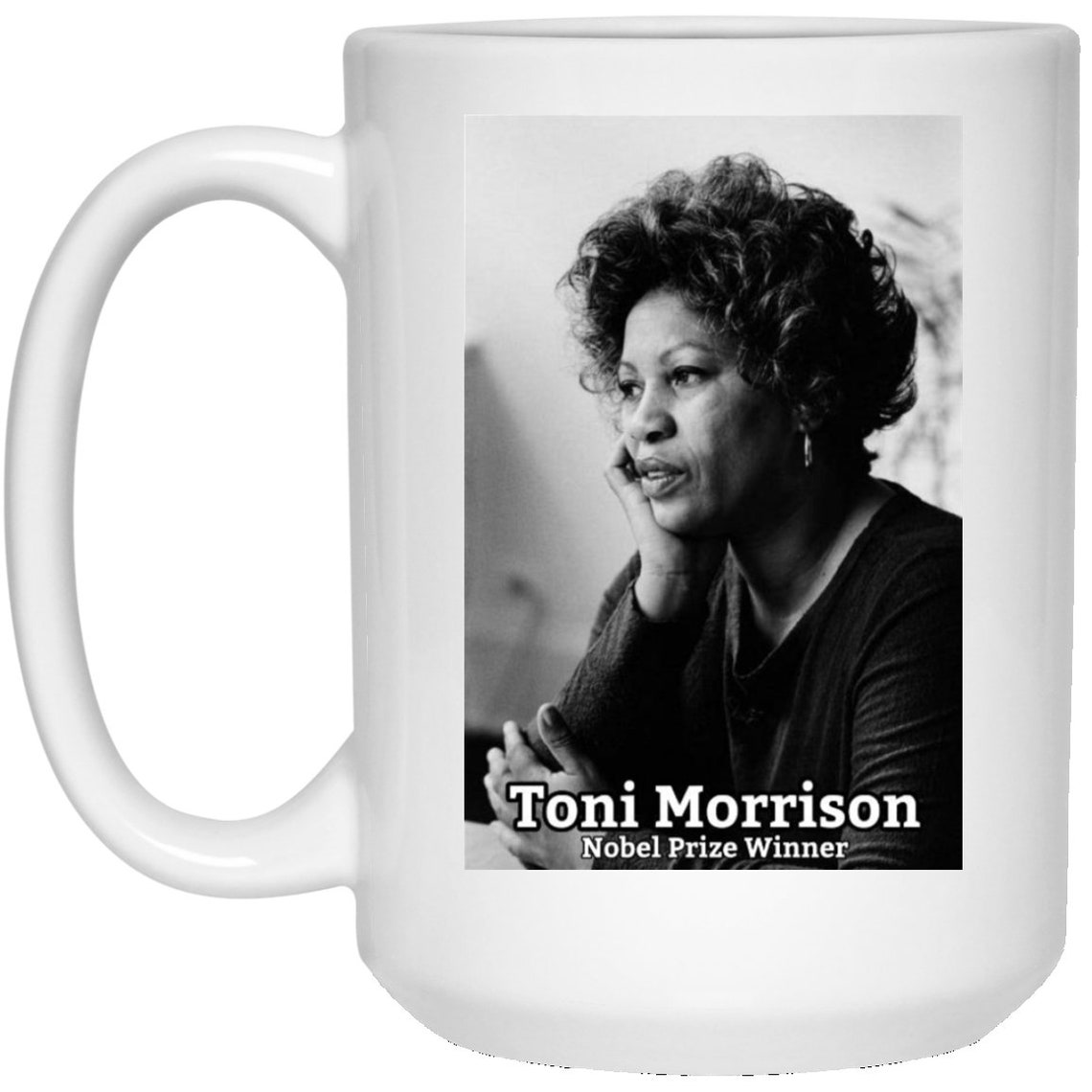 Toni Morrison Coffee Mug, Toni Morrison Nobel Prize Winner Mug, Black ...