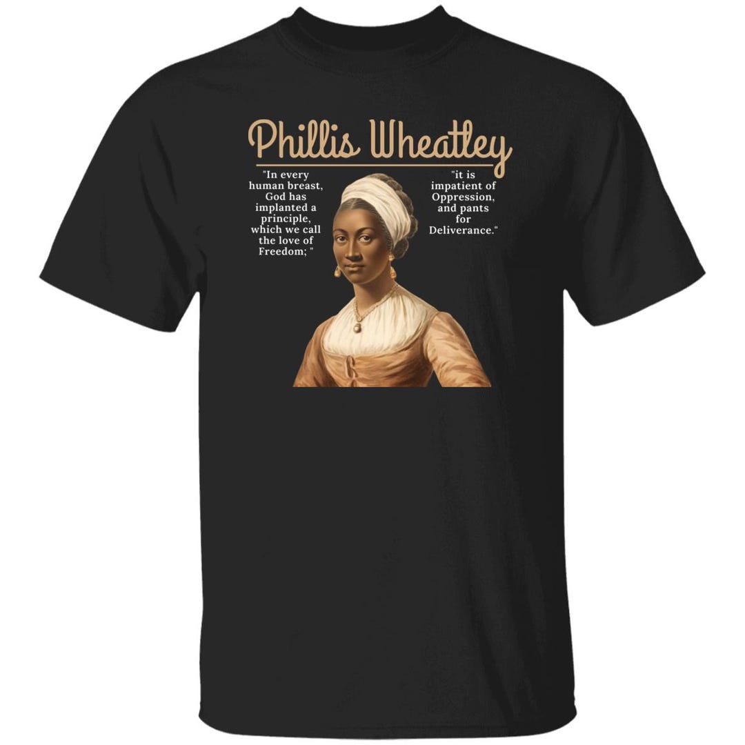Phillis Wheatley African American Black Poet Commemorative Quote T ...