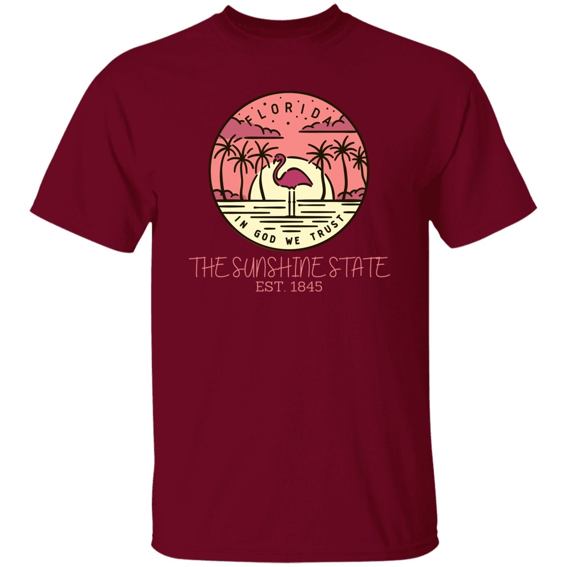 Florida the Sunshine State T-shirt, Florida State Motto Quarter ...