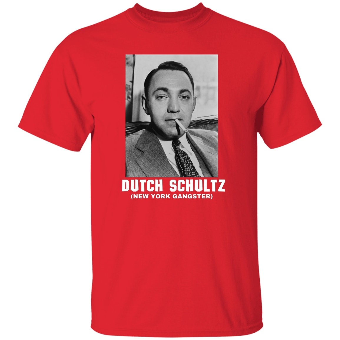 Dutch Schultz New York Mobster Tshirt, Mafia T-shirts, Gangster Tshirts ...