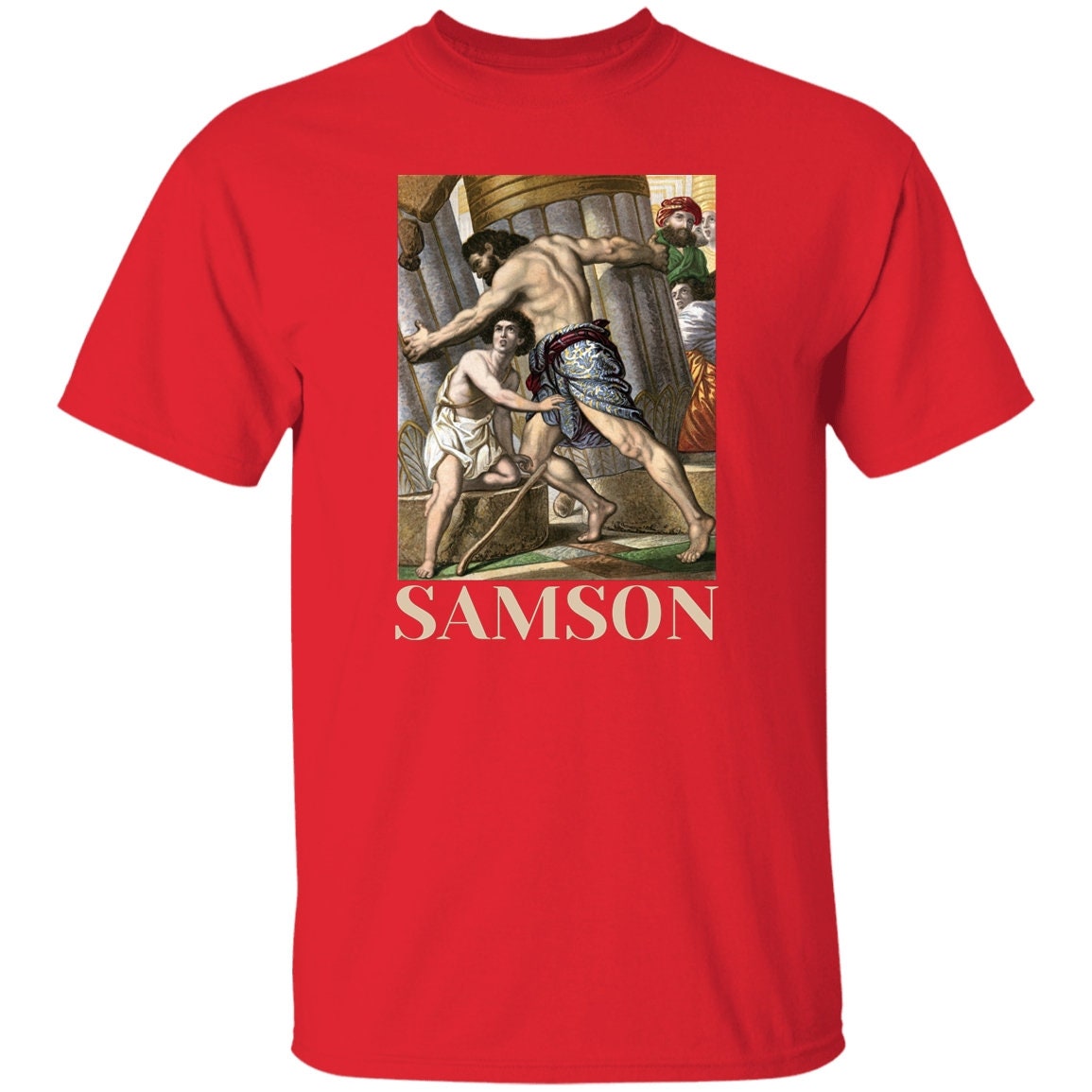 Samson Bible Hero Hebrew Judge Warrior Judaica Israeli Tshirt - Etsy