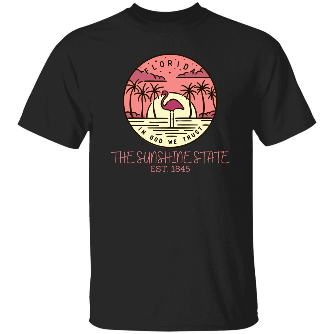Florida the Sunshine State T-shirt, Florida State Motto Quarter ...