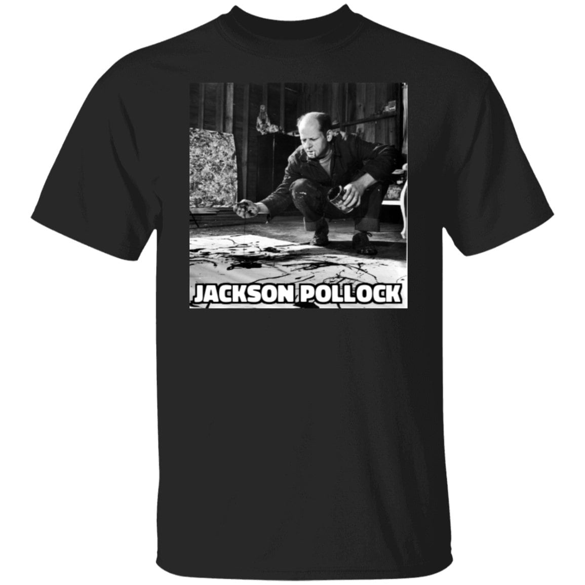Jackson Pollock Shirt, American Painter Jackson Pollock Shirt, Abstract ...