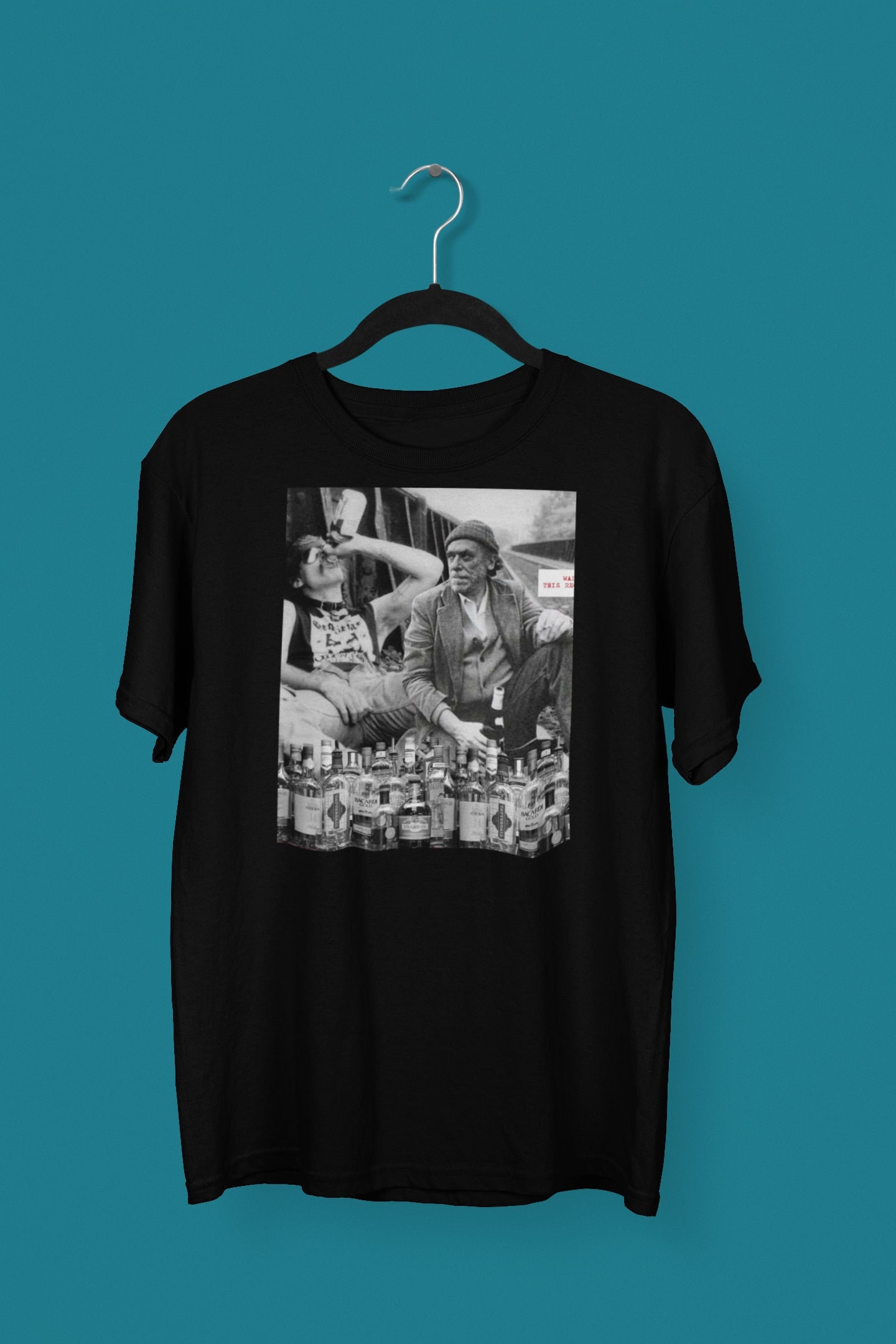 GG Allin Charles Bukowski Getting Drunk Tshirt, GG Allin Shirt, Charles ...