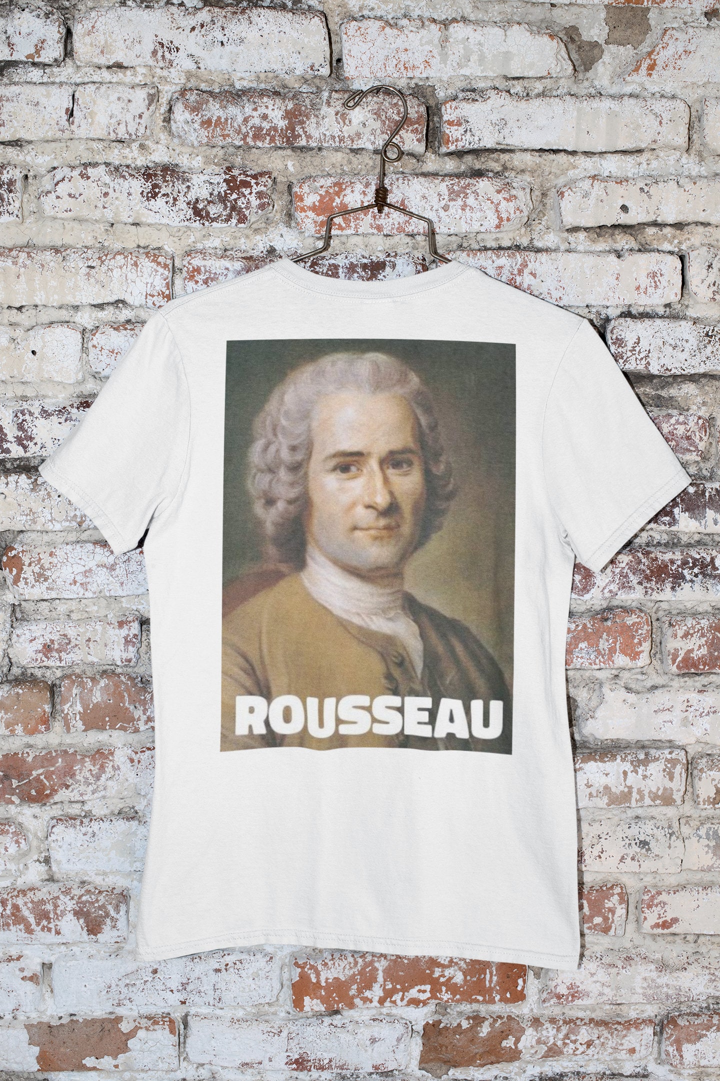 Jean Jacques Rousseau Classic Literature T-shirt G500 5.3 Oz. T-shirt ...